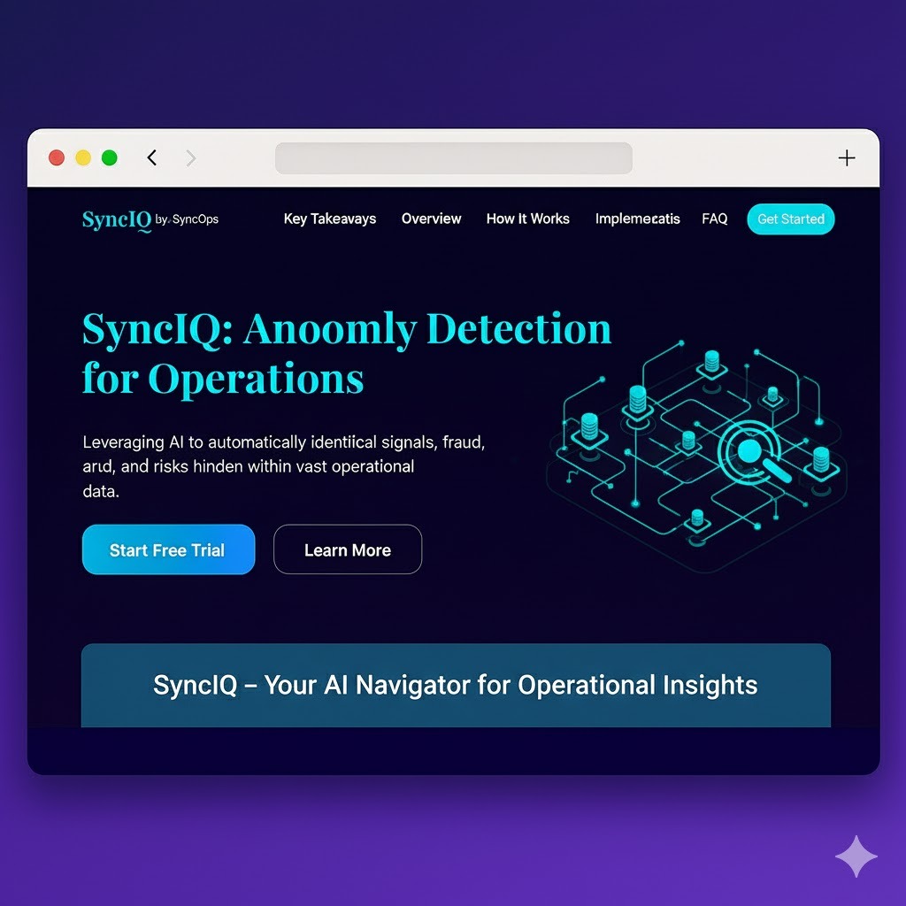 Operational Anomaly Detection | Rimsha Imran | SyncOps