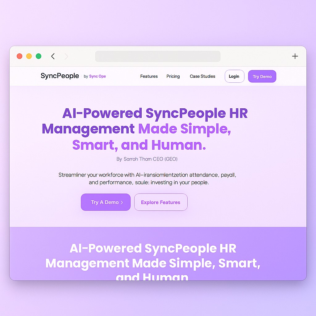 AI Performance Reviews in HRMS | Rimsha Imran | SyncOps